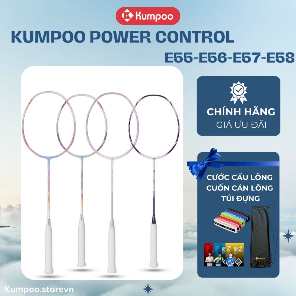 [CHÍNH HÃNG-BẢO HÀNH] Kumpoo Power Control New Version E55-E56-E57-E58 Căng Sẵn 11kg,Tặng Kèm ...