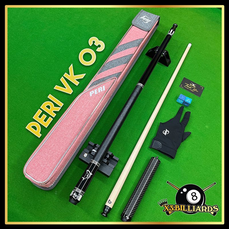 [Hàng Chính Hãng] Cơ Bida Lỗ Peri VK 03 Gậy Bi A Chính Hãng Ngọn Công Nghệ P20s Ren Radial, Phíp ...