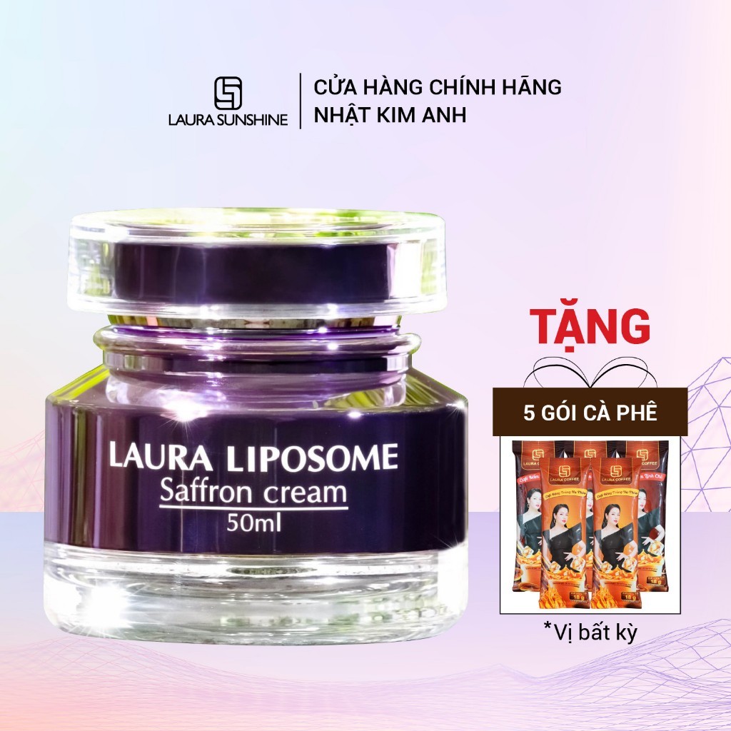 [TẶNG 5 GÓI CF] Kem dưỡng nhụy hoa nghệ tây Laura Sunshine Saffron ...