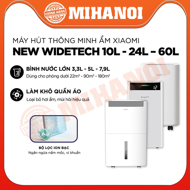 Máy hút ẩm New Widetech 10L / 12L / 18L / 24L / 30L / 60L - Bảo Hành 12 Tháng | Shopee Việt Nam