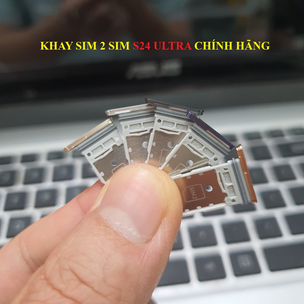 Khay Sim 2 Sim Samsung S24 Ultra Chính Hãng, New, Đủ Màu | Shopee Việt Nam