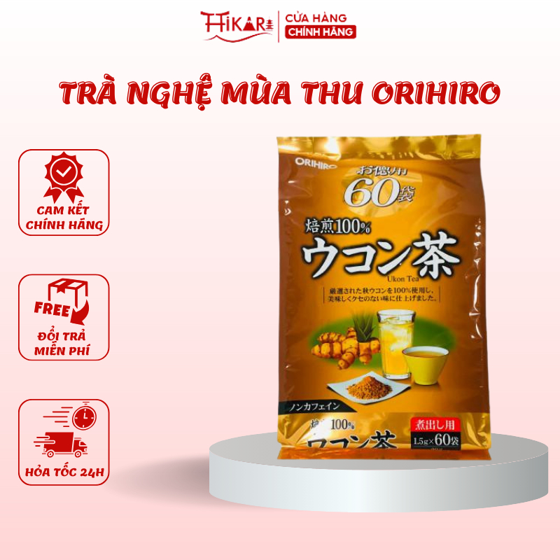 Trà nghệ mùa thu Orihiro Nhật Bản Ukon Tea tốt cho dạ dày, đẹp da ...