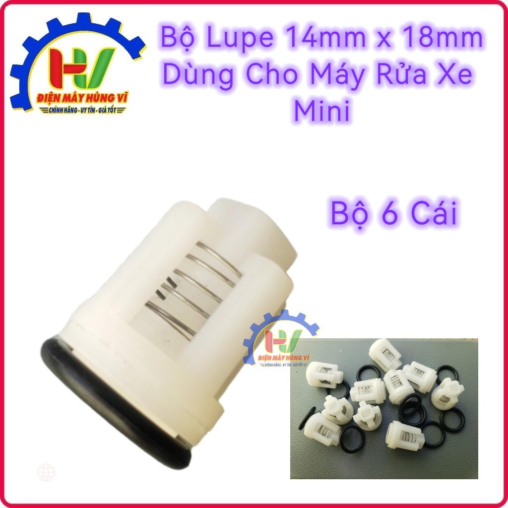 Bộ LUPE, Van 1 chiều 14mm x 18mm.Dùng cho các loại máy rửa xe mini gia ...