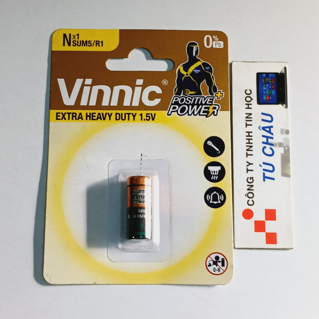 Pin LR1, R1, SIZE N, SUM5, 910A, E90, UM5 - 1.5V / Hiệu VINNIC Extra ...