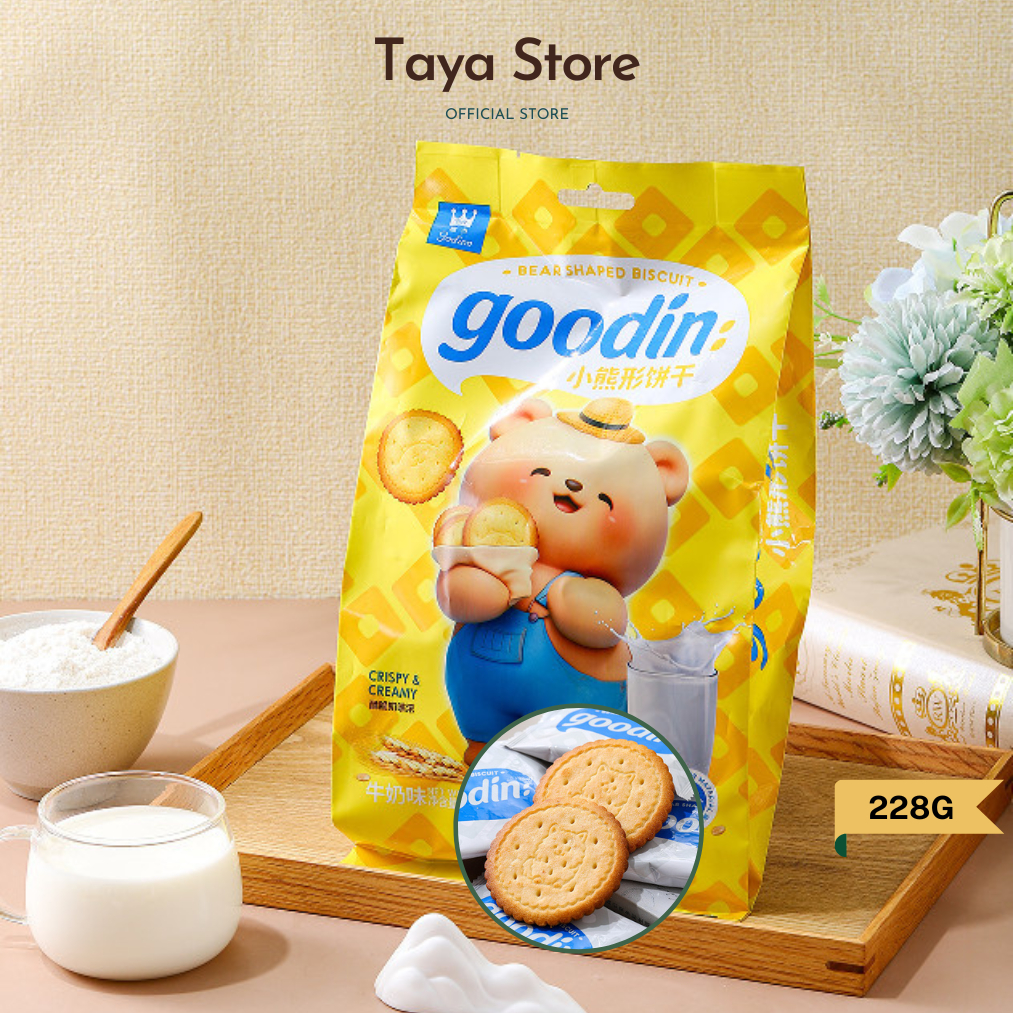 Bánh Quy Giòn Sữa Yến Mạch Godinn Crispy & Creamy 228g | Shopee Việt Nam