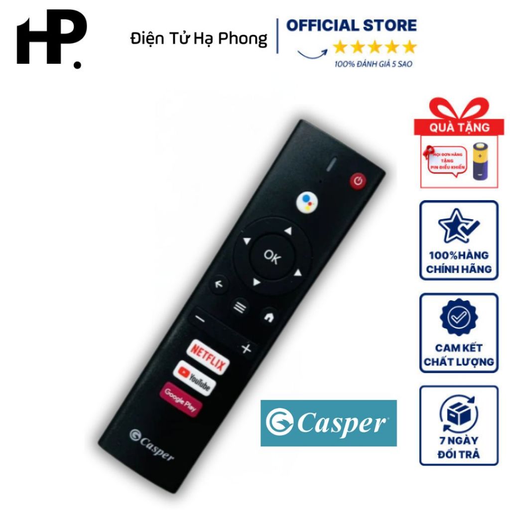 Remote Điều Khiển TV Casper Giọng Nói Remote A3- Hàng Mới Chính Hãng ...