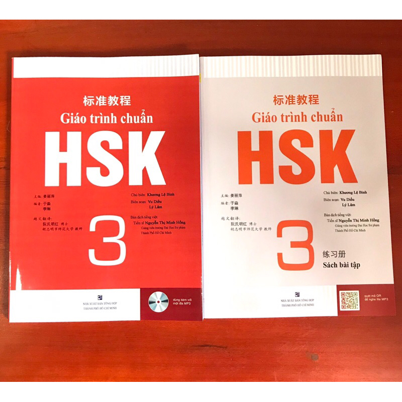 Sách - Combo giáo trình chuẩn HSK3 và bài tập (kèm file nghe) | Shopee Việt Nam