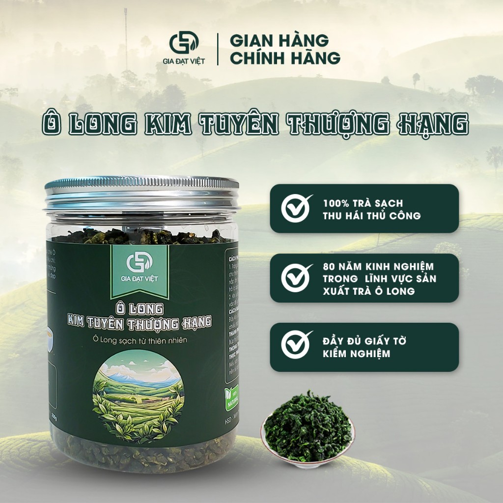 Trà Ô Long Kim Tuyên Thượng Hạng Đậm Đà Ngọt Hậu 250g KT25 - Trà Oolong ...