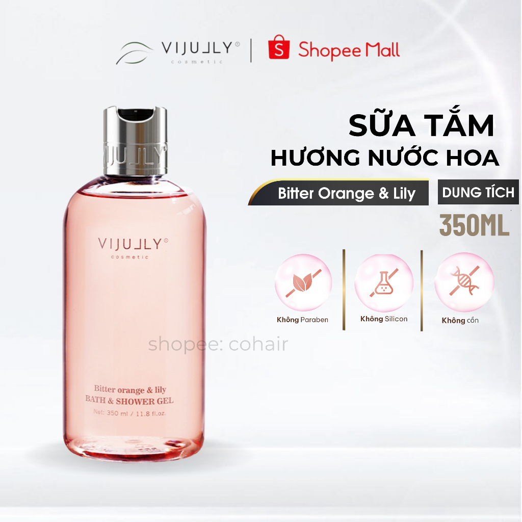 Sữa Tắm Dưỡng Da Hương Nước Hoa Vi Jully 350ml (Bitter Orange & Lily ...