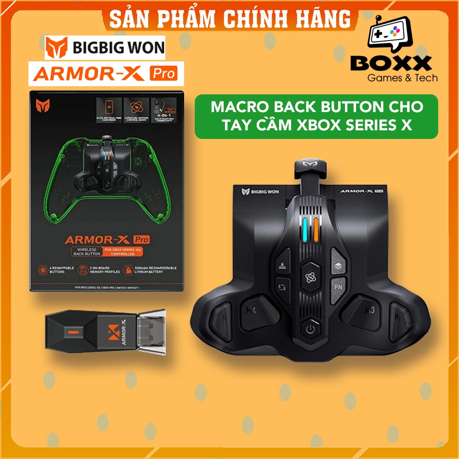 Bộ nút bấm Back Button BIGBIG WON ARMOR X Pro hỗ trợ Mapping, Macro ...