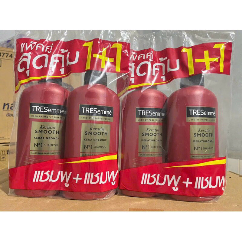 COMBO 2 CHAI DẦU GỘI Tresemme KERATIN SMOOTH 370ML THÁI LAN | Shopee Việt Nam