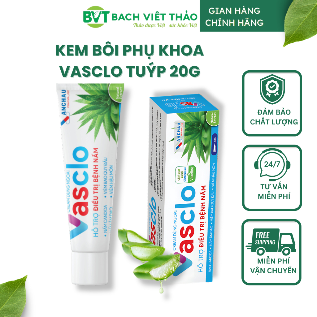 [Che Tên] Gel Bôi Phụ Khoa VASCLO Giúp Giảm Nấm Ngứa Candida, Chăm Sóc ...