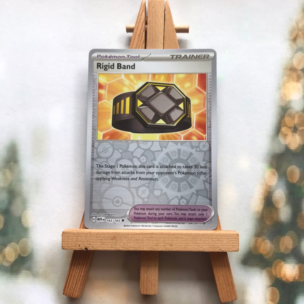 Thẻ hình Pokemon Rigid Band 165/165 - Lá bài lẻ Scarlet&Violet 151 ...