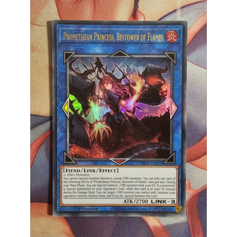 Thẻ bài Yugioh : Promethean Princess, Bestower of Flames (TCG) | Shopee ...