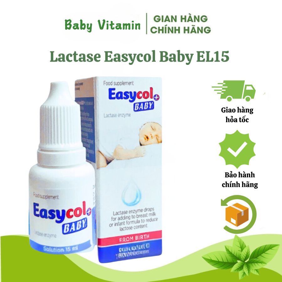 Enzyme Lactase Easycol Baby ngăn ngừa tiêu chảy, nôn trớ, hấp thu kém ...