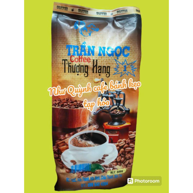 4 bọc tặng quà) THƠM BÉO)1 BỌC 500G CAFE TRẦN NGỌC PHA PHIN LOẠI NGON XAY TỪ HẠT CAFE | Shopee ...