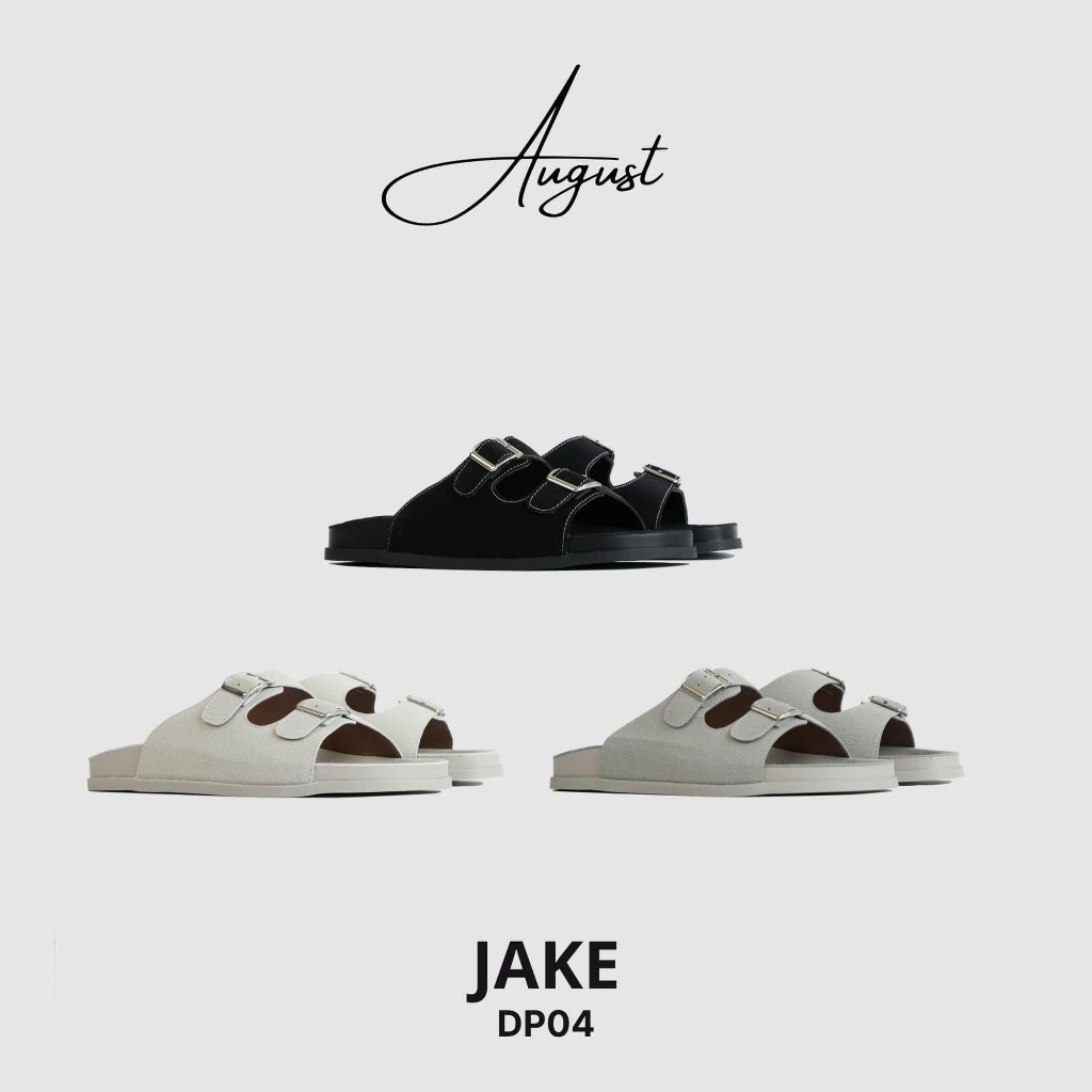 Dép da nam nữ Jake Sandal chính hãng August bảo hành 12 tháng DP04 | Shopee Việt Nam