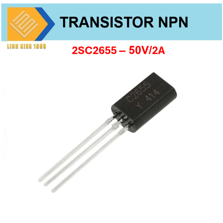 Linh kiện bán dẫn Transistor 2SC2655 NPN TO-92 dòng điện 2A- 50V 3 chân | Shopee Việt Nam