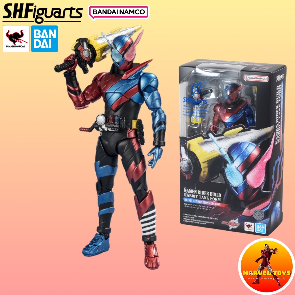 Mô Hình Chính Hãng BANDAI SHF SHFiguarts Kamen Rider Build Rabbit Tank ...