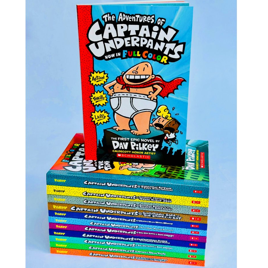 Bản nhập Full 14q - CAPTAIN UNDERPANTS FULL COLOR | Shopee Việt Nam