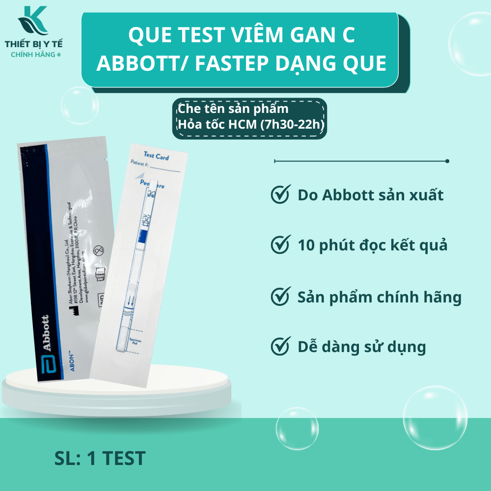 Test nhanh viêm gan C Abbott/ Fastep dạng que 4 mm | Shopee Việt Nam
