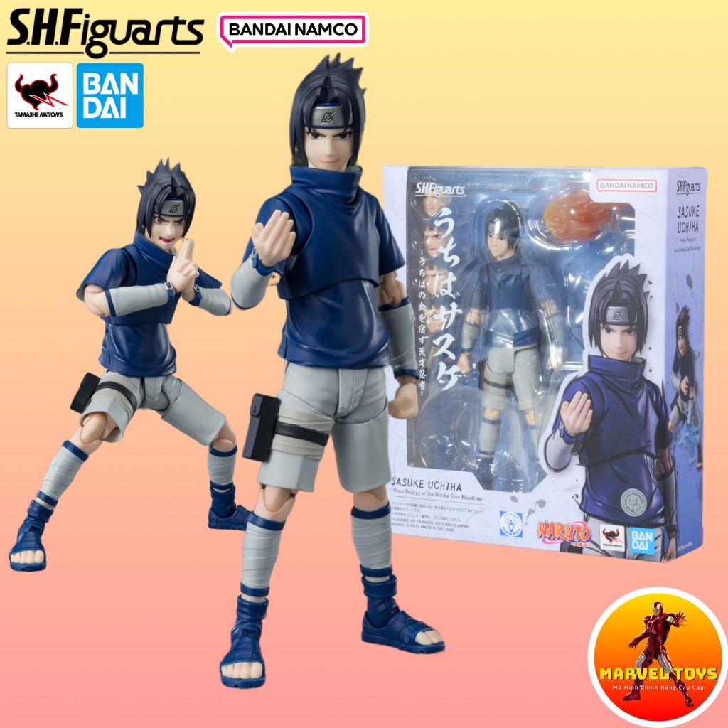 Mô Hình Chính Hãng SHF SHFiguarts Bandai Sasuke Kid Uchiha Naruto ...