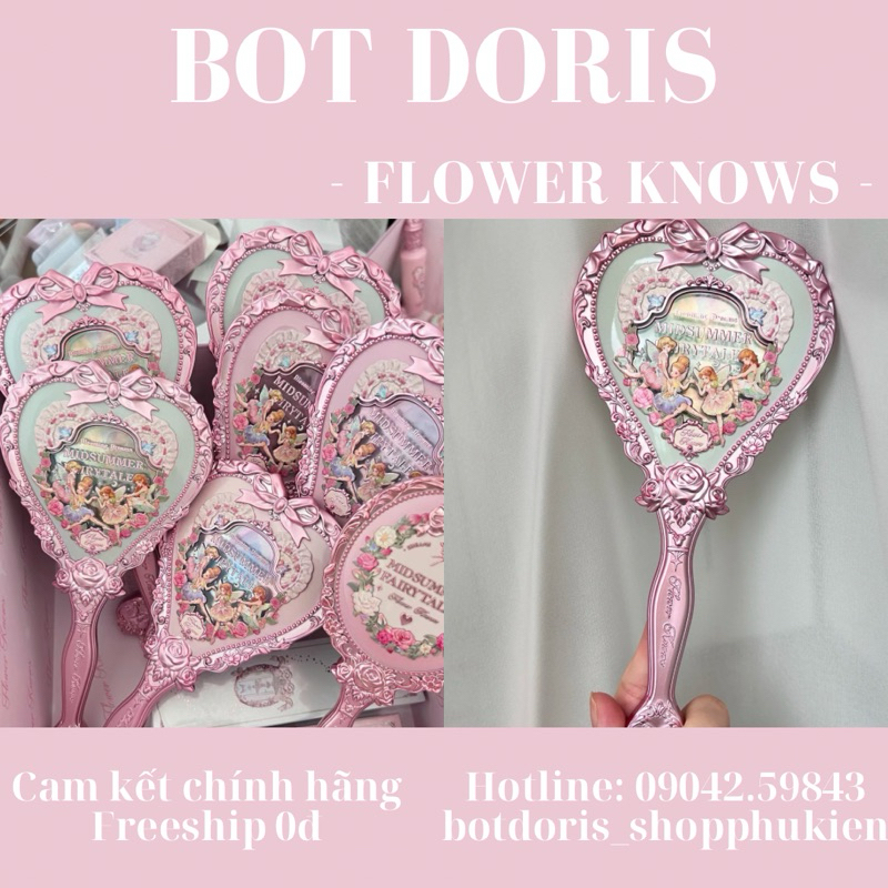 Gương FlowerKnows bộ sưu tập Fairytales, gương trang điểm Hoa biết, Phụ kiện BOT DORIS | Shopee ...