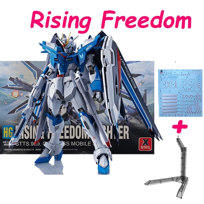 Mô Hình Lắp Ráp HG Rising Freedom X (Tặng kèm decal nước + base ...