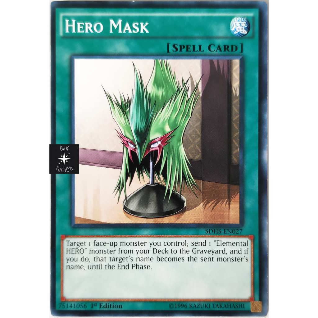 [BaK Yu-Gi-Oh!] [Thẻ Bài Chính Hãng] Hero Mask |EN+JP| Common | Shopee Việt Nam