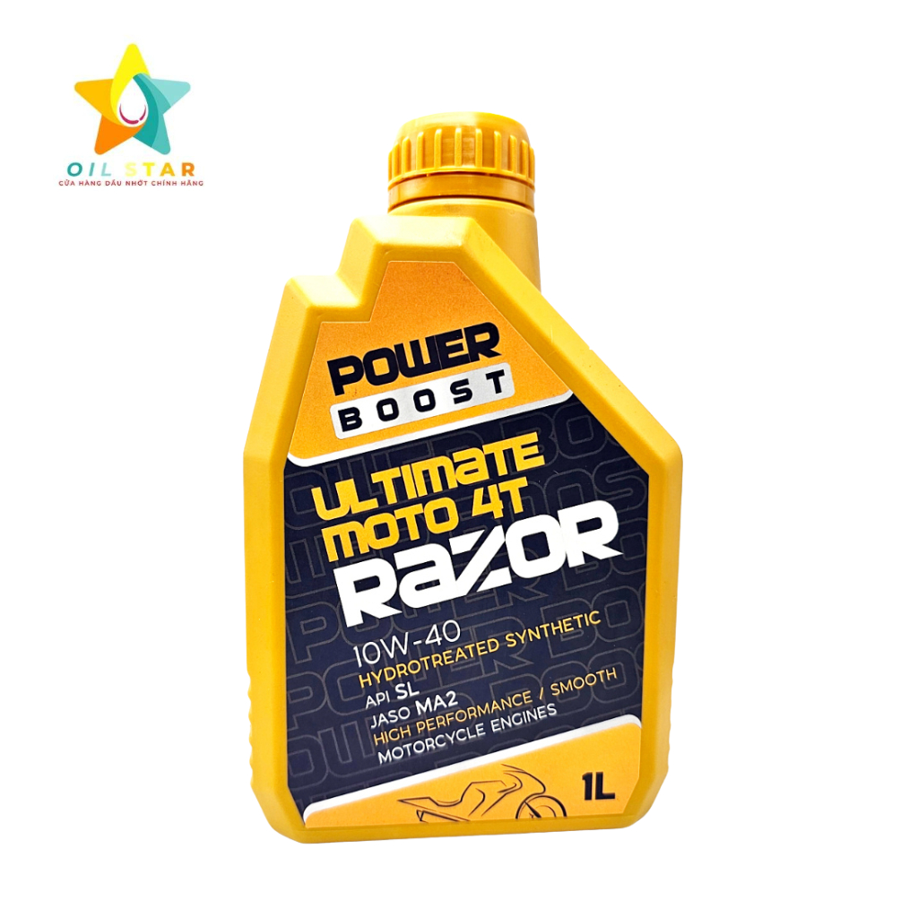 Razor ultimate Moto 10W40 nhớt tổng hợp dành cho xe số, côn tay ...