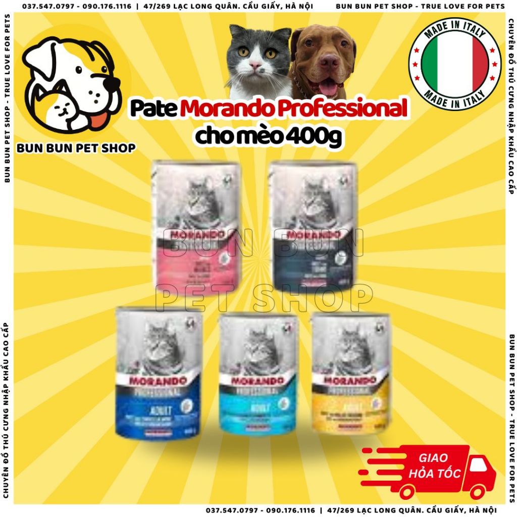 Pate Morando Professional cho mèo 400g | Shopee Việt Nam