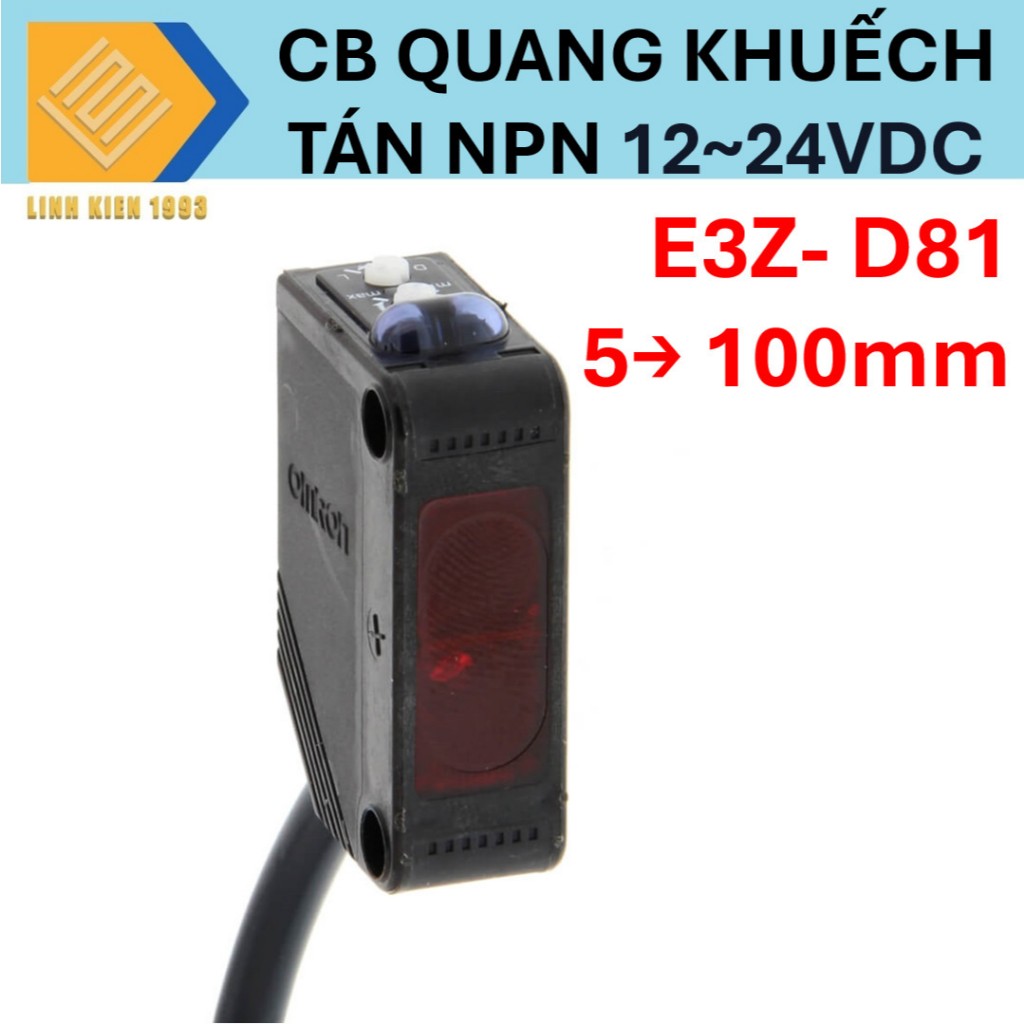 Cảm biến quang khuếch tán NPN E3Z- D81 5- 100mm, 12~24VDC | Shopee Việt Nam