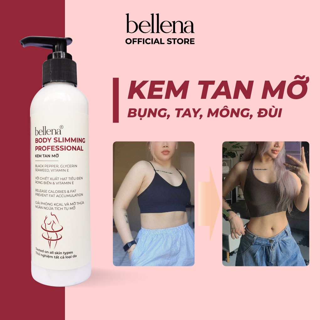 Kem tan mỡ bụng giảm mỡ bụng đùi bắp tay bụng dưới nhanh và an toàn ...