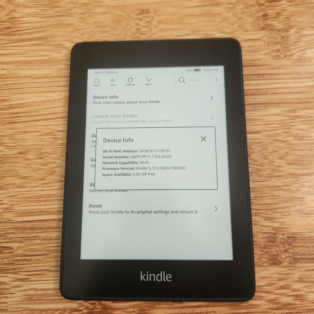 Kindle Máy đọc sách 6" Paperwhite E-reader 10th Generation (PQ94WIF ...