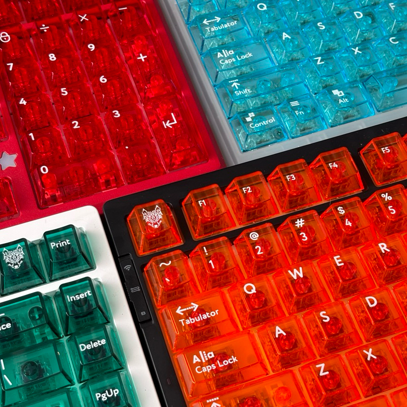 [Có sẵn] Keycap Aifei PC Red / Green / Blue / | Aifei đỏ / cam/ xanh ...
