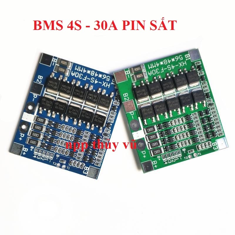 Mạch BMS 4S - 30A - Pin sắt 3.2v - có cân băng | Shopee Việt Nam