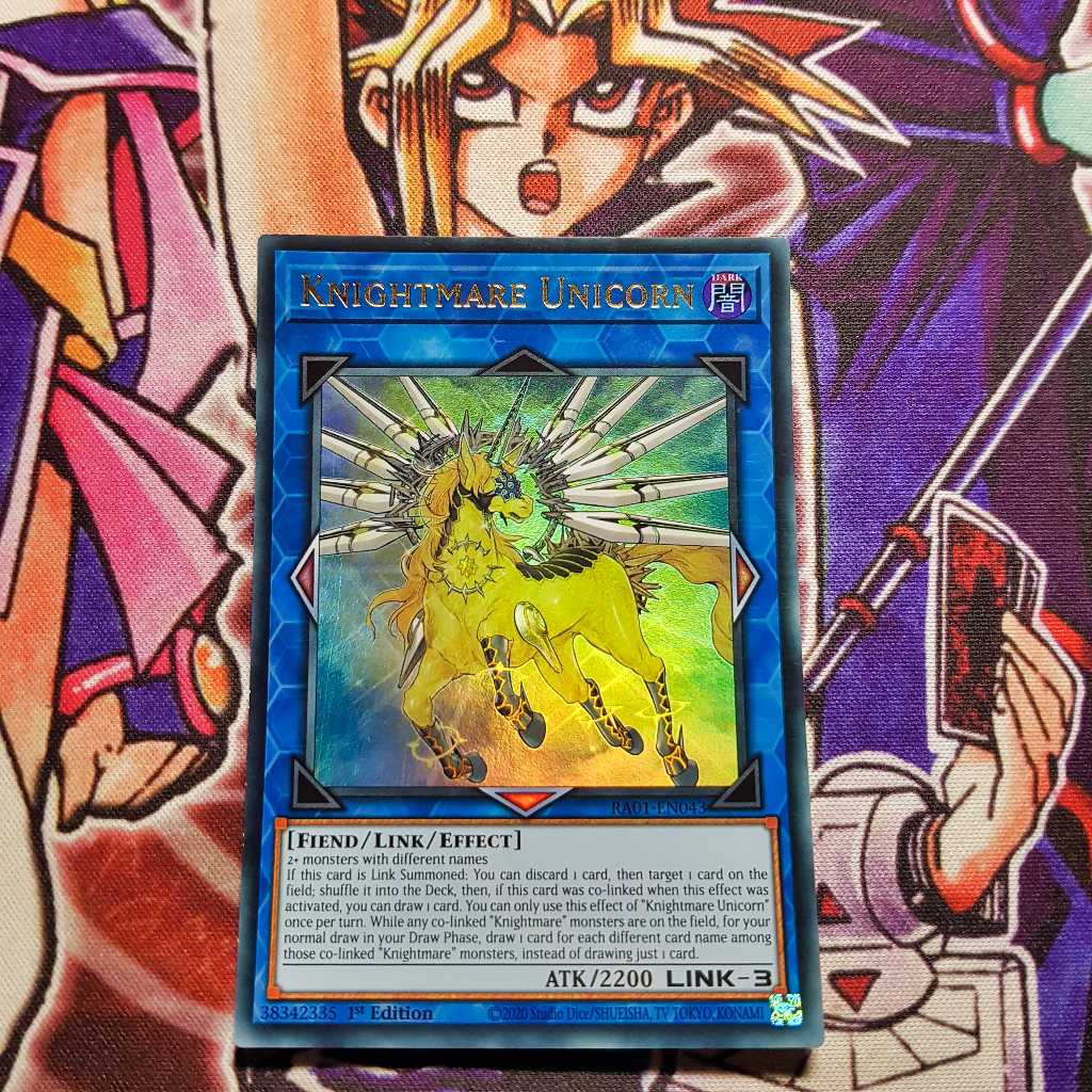 Thẻ bài Yugioh chính hãng | Knightmare Unicorn | RA01 Ultra Rare ...