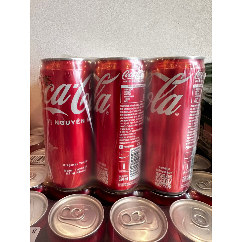 Lốc 6 Lon Coca Cola 320ml | Shopee Việt Nam