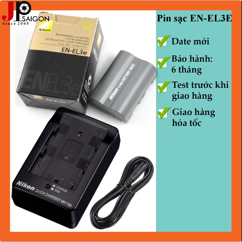 PIN SẠC THAY THẾ CHO MÁY ẢNH NIKON - EN-EL3E,EN-EL8,EN-EL10,EN-EL12,EN-EL15,EN-EL20,EN-EL5,EN ...