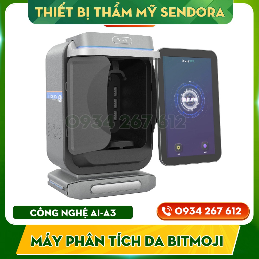 Máy Phân Tích Chỉ Số Da Công Nghệ AI Hiện Đại Bimoji A3 dùng trong spa ...