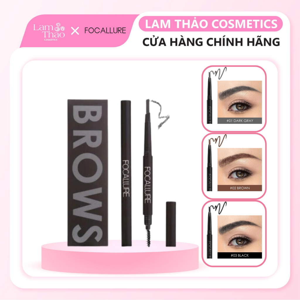 Chì Kẻ Mày Focallure Auto Brows Pen FA18 | Shopee Việt Nam