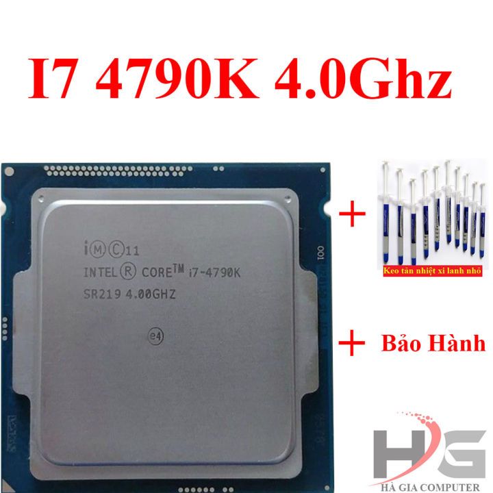 CPU - Bộ vi xử lý core i7 4790K socket 1150 chạy main h81 b85 TẶNG KEO ...