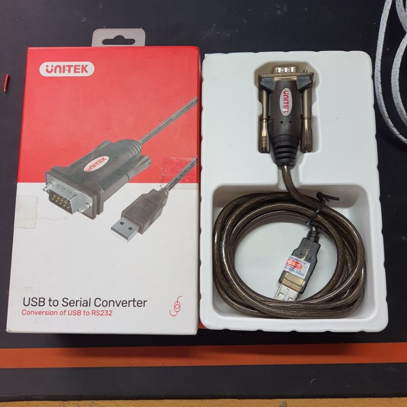 Dây USB 2.0 sang COM DB9 RS-232 Chân đực chipset PL2303 UNITEK Y105 ...