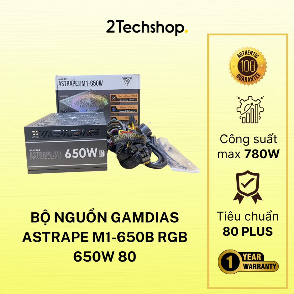 Bộ nguồn PC Gaming, Bộ nguồn PC ASTRAPE P1-650W 80 PLUS GOLD | Shopee Việt Nam