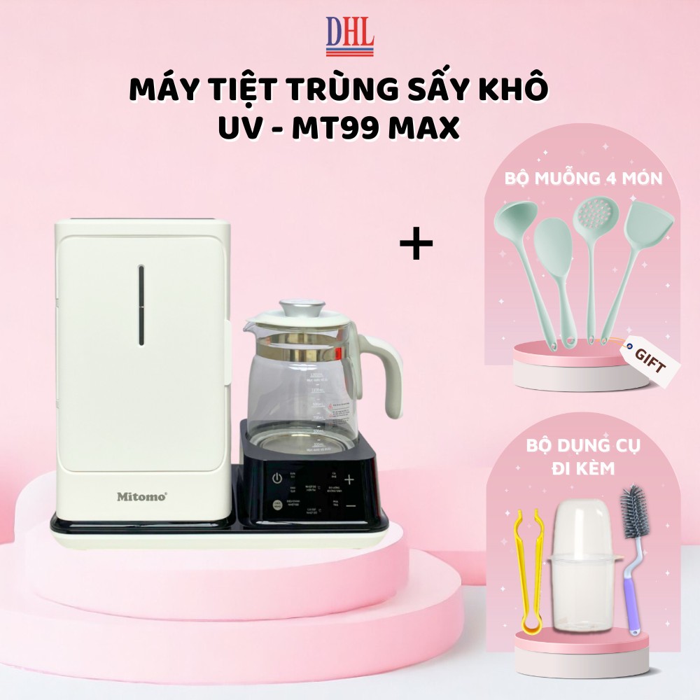 Máy tiệt trùng sấy khô hâm sữa UV-MT99 MAX - Bảo hành 5 năm chính hãng ...