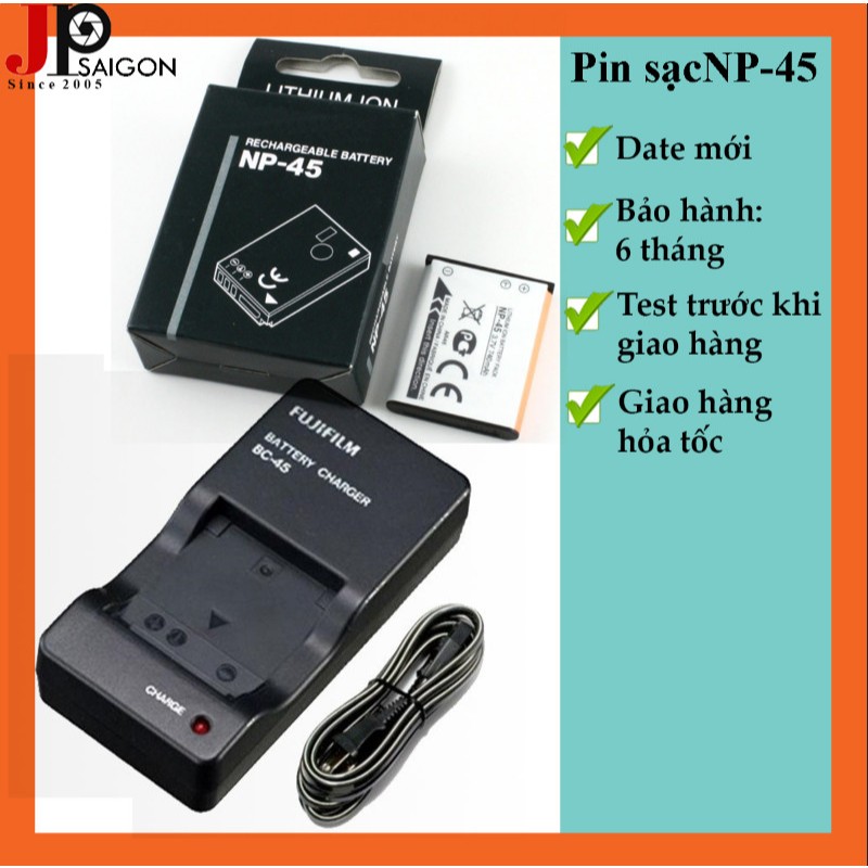PIN SẠC THAY THẾ CHO PIN MÁY ẢNH FUJIFILM NP-45/ 45A/EN-EL10 | Shopee ...