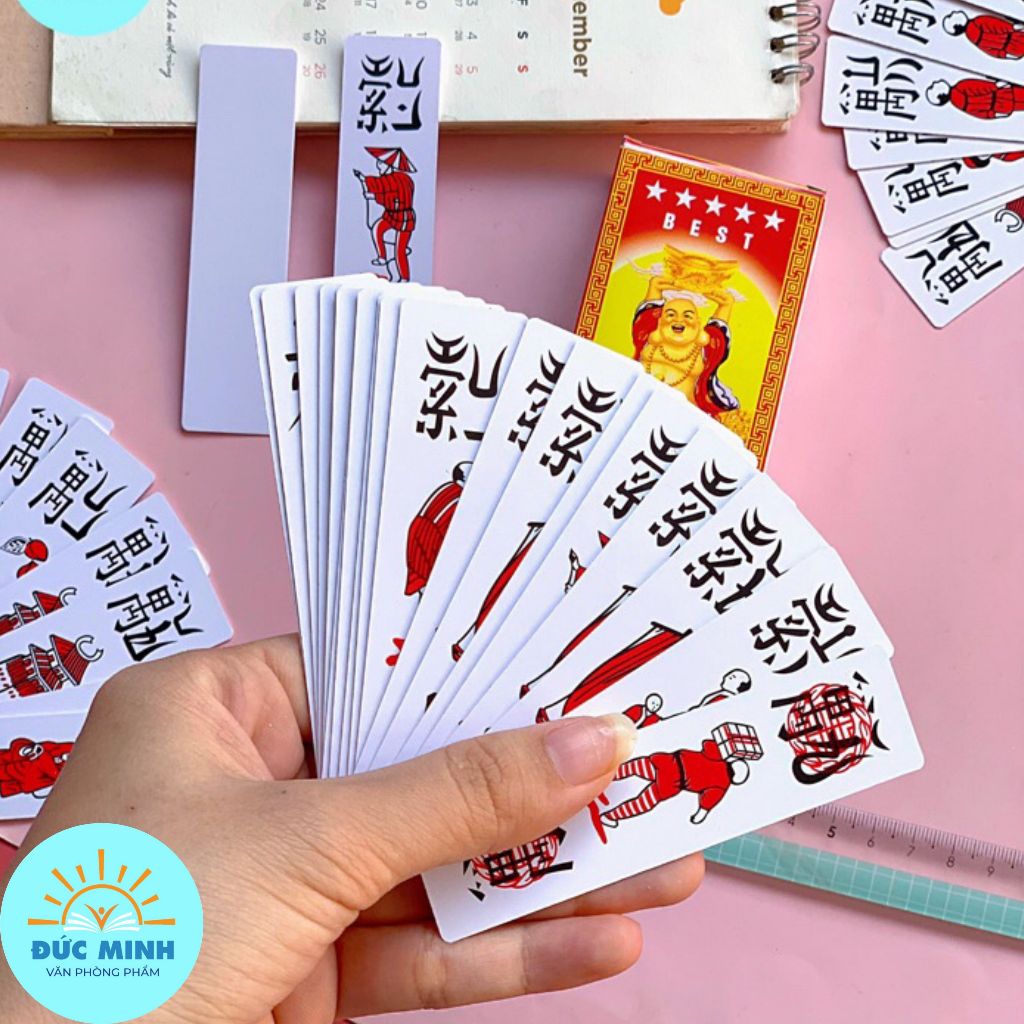 Bài đánh chắn, Bộ bài thần tài 100 cây cây trắng tráng nhựa CAO CẤP ...