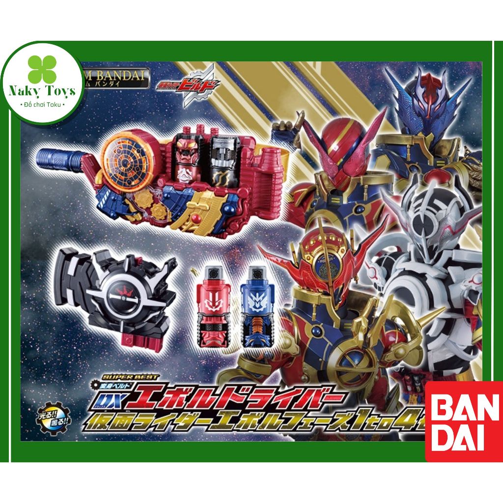[Có sẵn][NEW] Đồ chơi siêu nhân Super Best DX Evol Driver Phase 1 to 4 Set | Kamen Rider Build ...