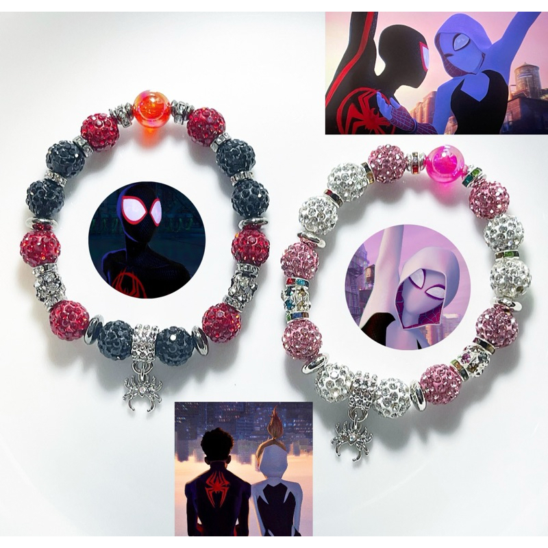 Vòng tay kim loại đính đá couple Mile Morales & Gwen Stacy (STARLINE ...