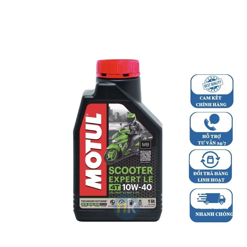 nhớt Motul Scooter Expert LE 10W40 1L tổng hợp SM MB (1 LÍT LE EXPERT ...